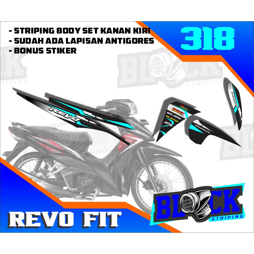 Honda REVO FIT Full Body STRIPING Sticker | Shopee Philippines