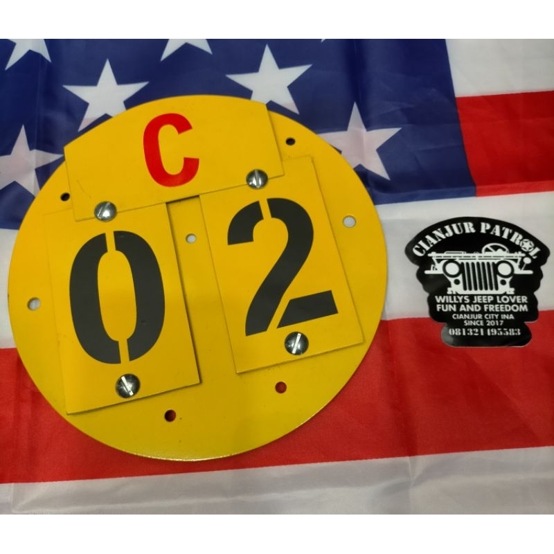 Jeep Willys M38 Bridge Plate Emblem Jeep Willys And Military Grill ...