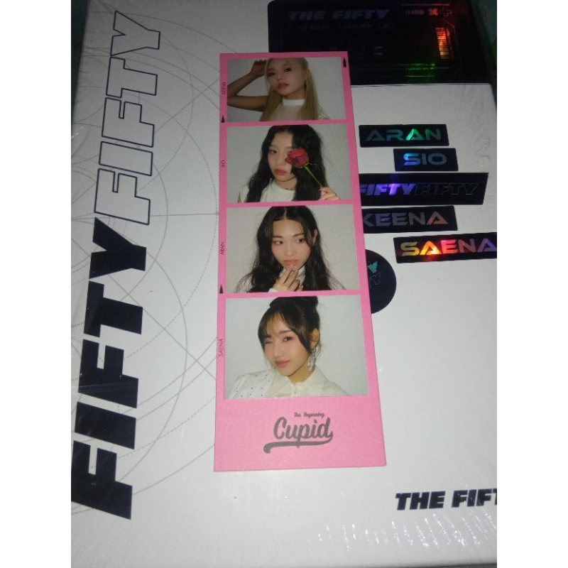 Photocard Official Fifty Fifty The Beginning Cupid PC Aran Sio Keena Saena (Check Description ...