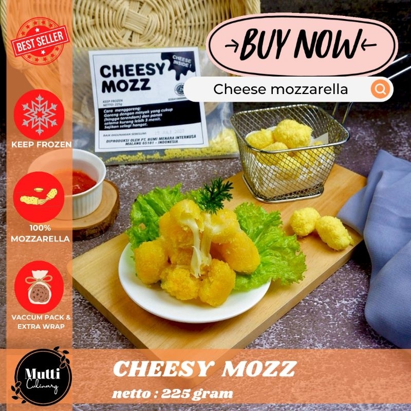 Cheesymozz Cheese Fried Mozzarella Cheese Mozz Snack Nugget Mini Cheese ...