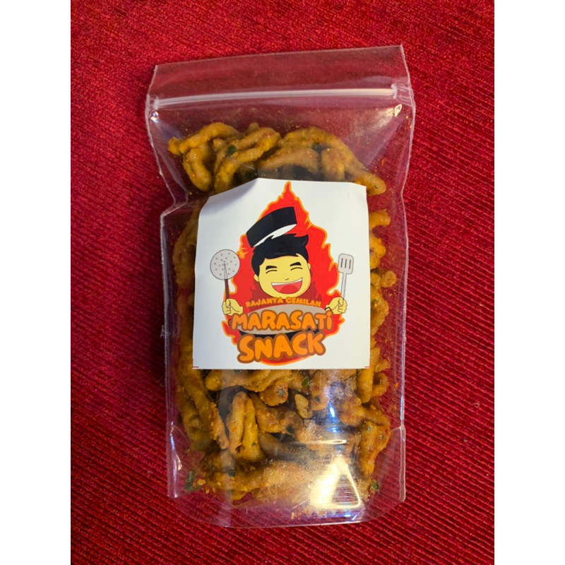 Crispy Chicken Intestines Seasoned Cikruh Orange Leaves (100gr)/sultan ...