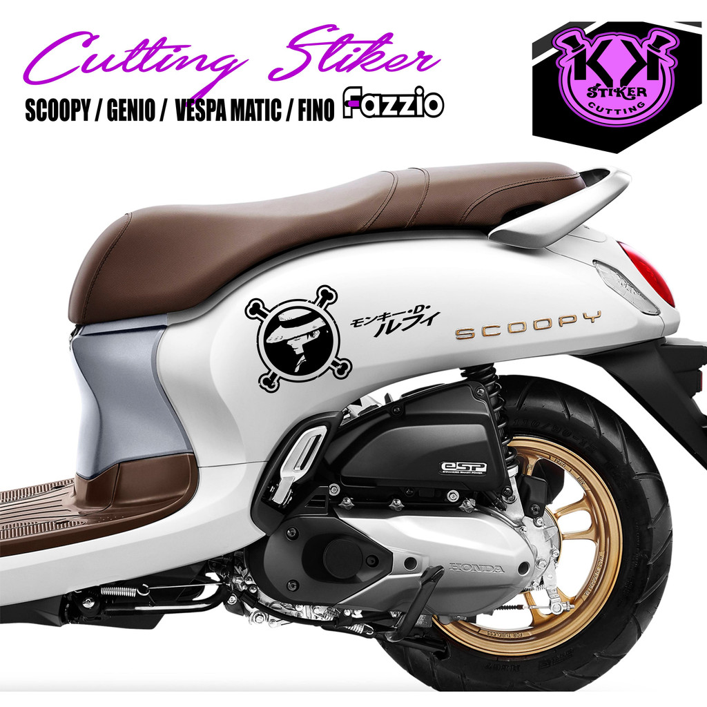 Cating STICKER/STRIPING STICKER FAZZIO-GENIO-VESPA-SCOOPY/ONE PIECE ...