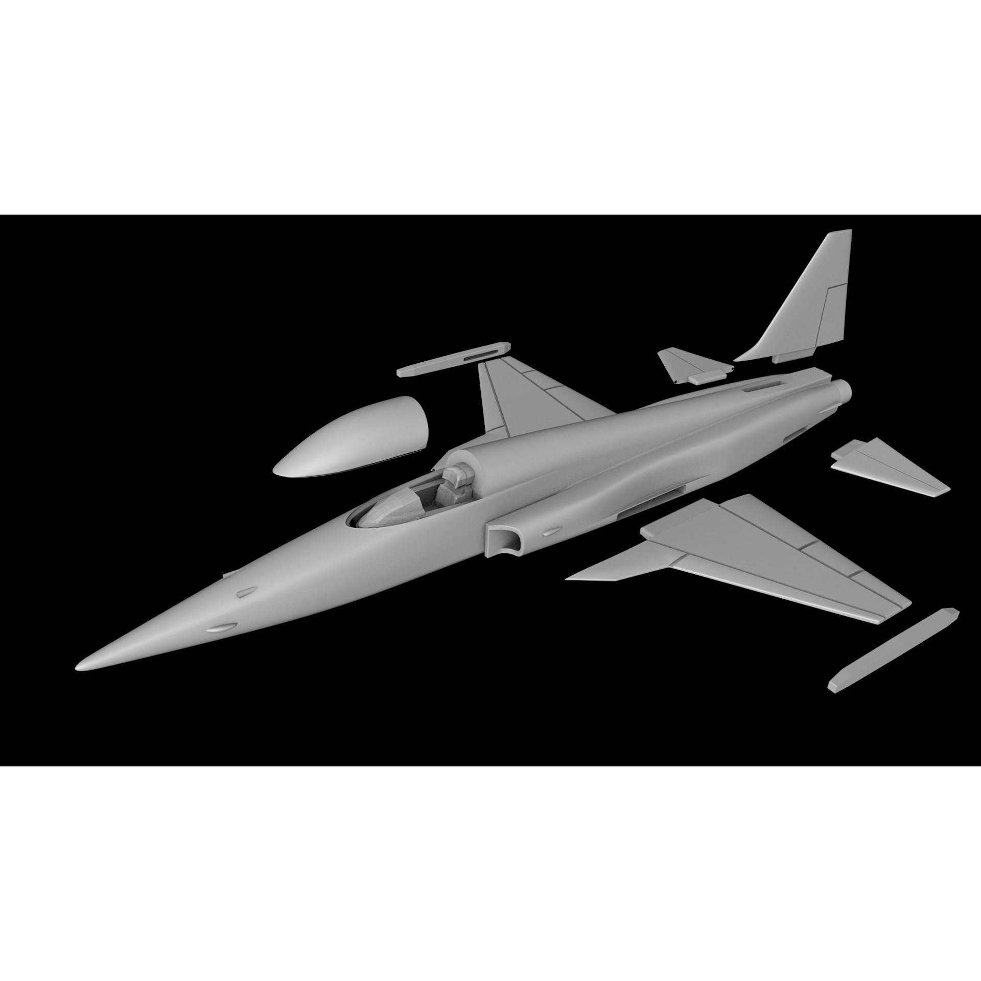 Model Kit 3D Printed Part F5 Tiger, PLA Scala 1:72, Part Model Kit ...