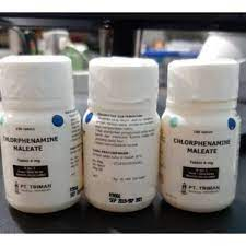Banda aceh per pot CTM Chloramatamin bottle/ reduces itching allergies ...