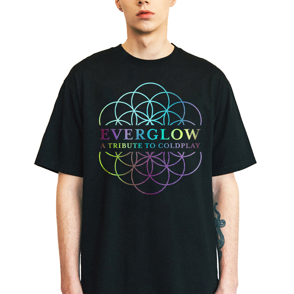 Everglow A Tribute Coldplay Coldplay Band T-shirt Merchandise | Shopee ...