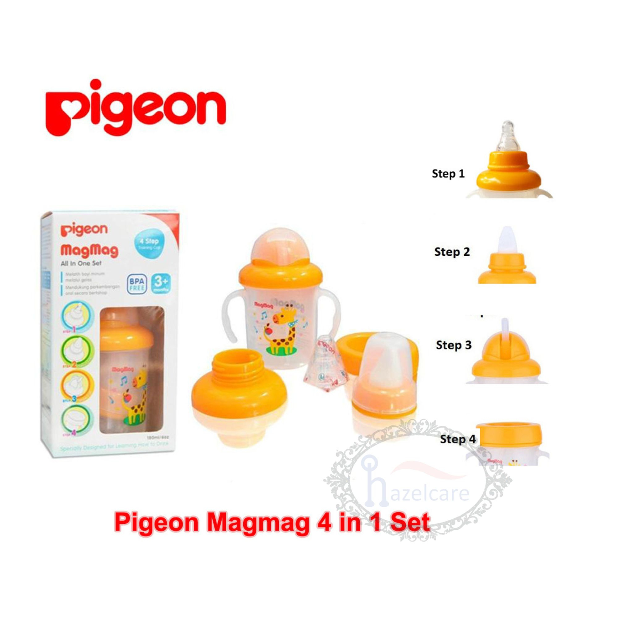 Pigeon Mag-Mag / Mag Mag / MagMag All In One Set Training Cup / Step 2 ...