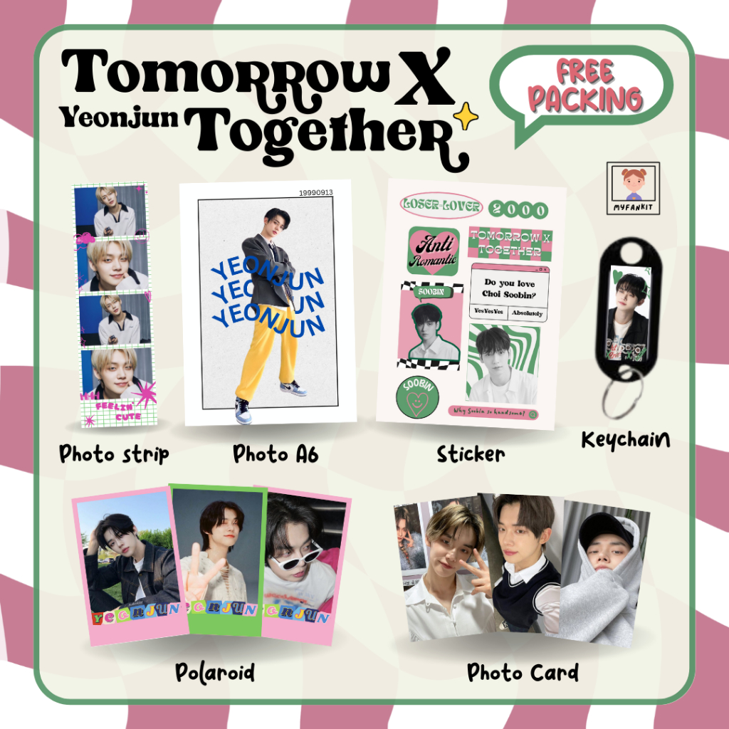 MINI FANKIT TXT / FREEBIES CONCERT / GIFT BOX KPOP / HAMPERS KPOP ...
