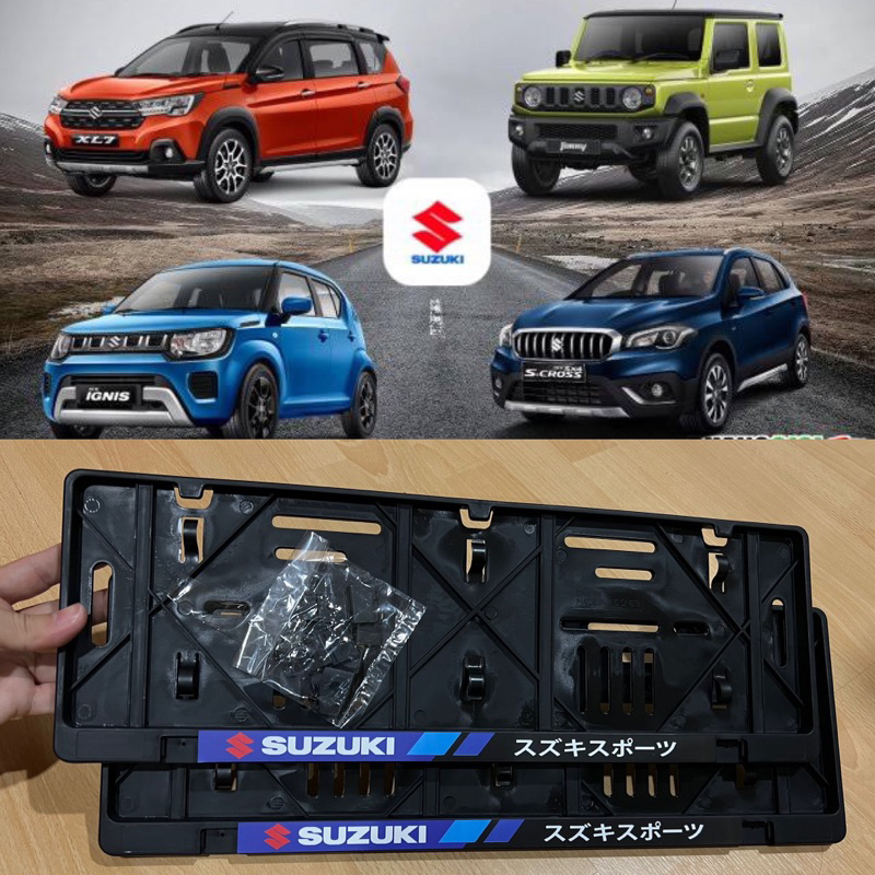 Suzuki sport Number plate Frame | Shopee Philippines