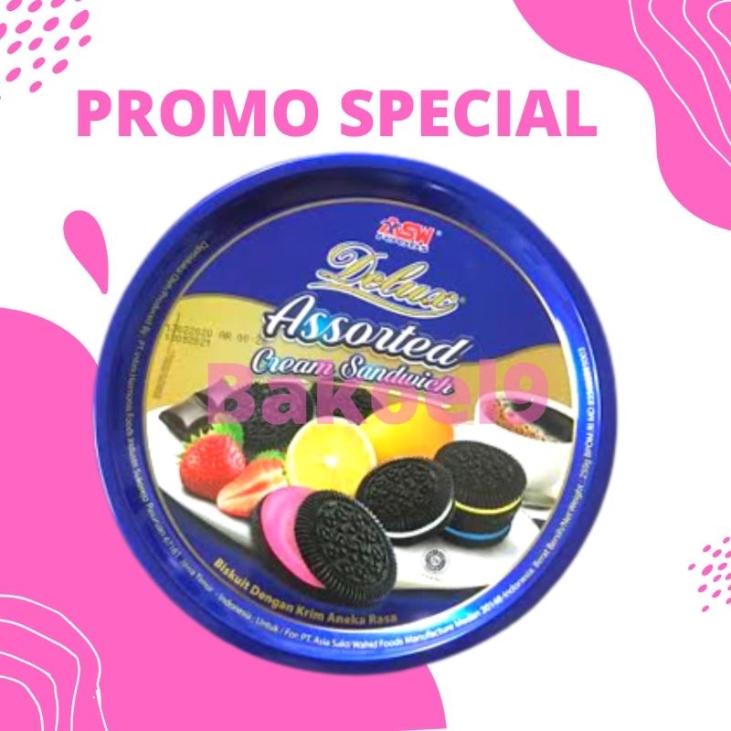 !! Asw DELUCE ASSORTED CREAM SANDWICH Biscuits Similar To OREO | Shopee Philippines