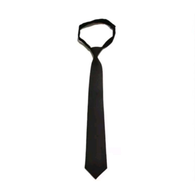 HITAM Long black instant tie | Shopee Philippines