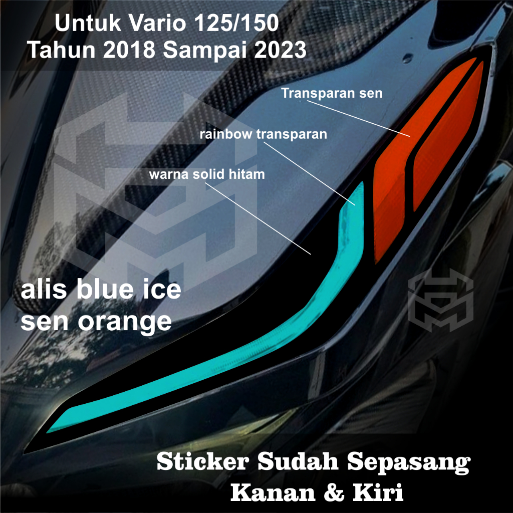 New vario 125/150 ALIS sticker. New COLOR OF ORANGE | Shopee Philippines