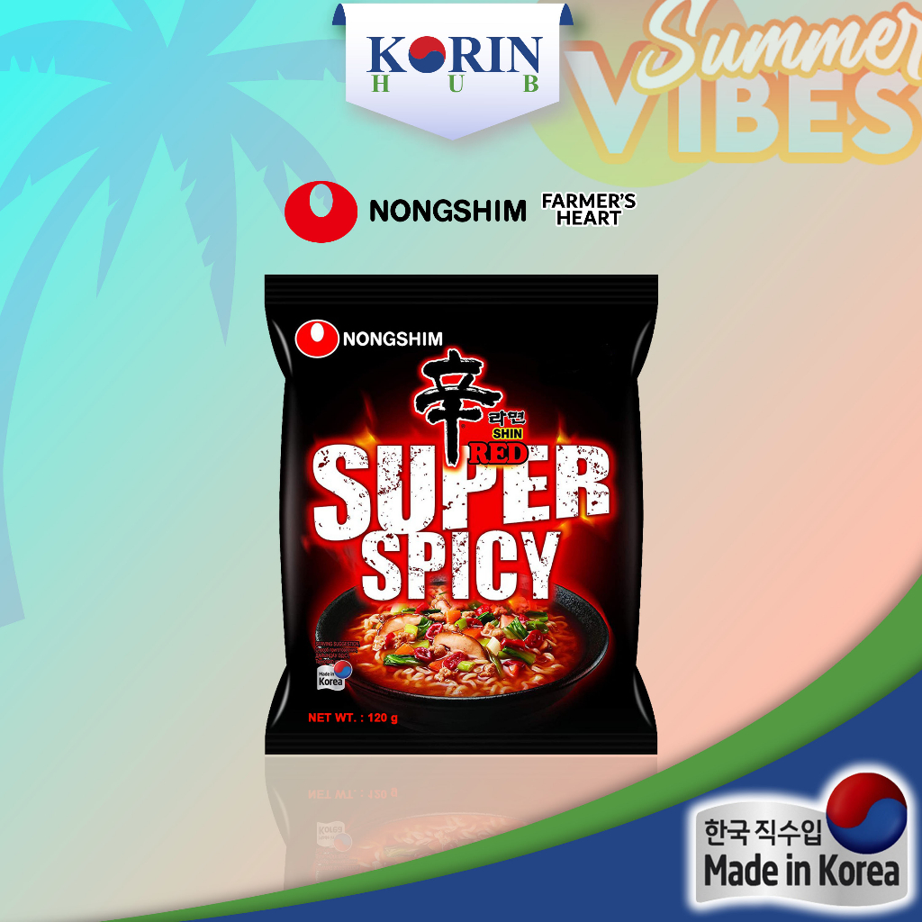 Nongshim Shin Red Super Spicy 120gr Made in Korea | Shopee Philippines