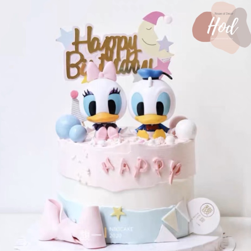 Donald Duck Daisy Topper Donald Duck cake Decoration Desi disney Couple ...