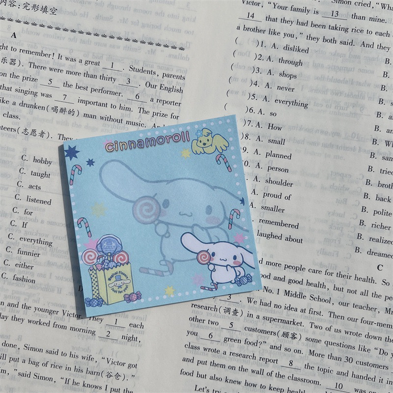 Sticky Notes Character Melody Cinamoroll kuromi pochacco lLTS ...