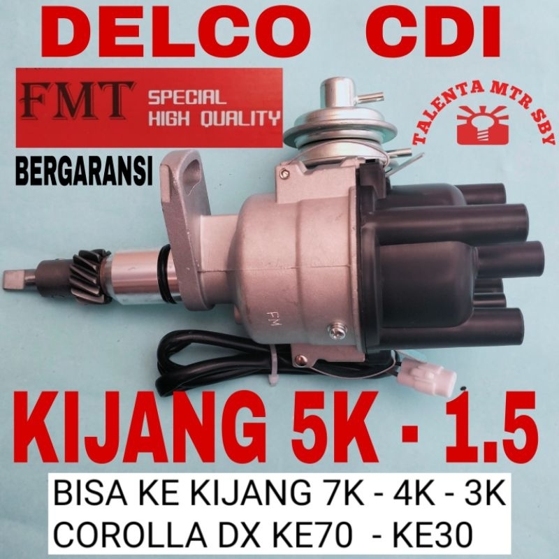 Guaranteed. Delco CDI KIJANG SUPER 5K CAN TO 3K 4K 7K DX KE70 COROLLA KE30 DELKO DISTRIBUTOR ...