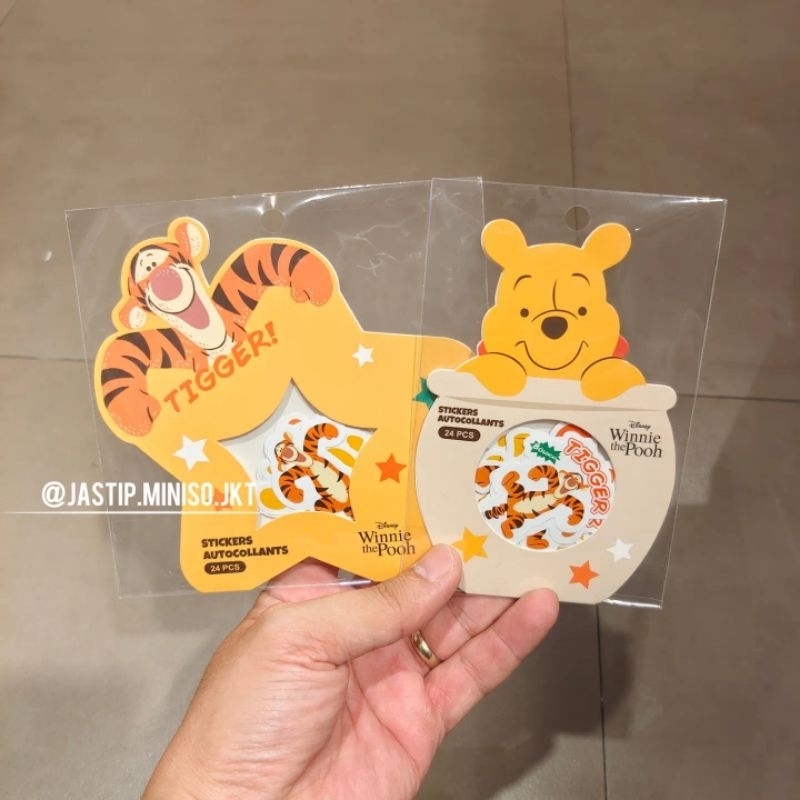 MINISO Winnie the Pooh Collection Sticker Pack (24pcs) | Shopee Philippines