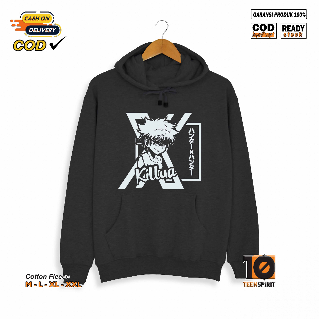 Hoodie KILLUA ZOLDYCK HUNTER X HUNTER FREECSS ASSASSIN MANGA Japanese ...