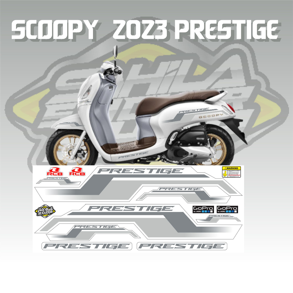 Striping PRESTIGE 2023 PRESTIGE 01 - PRESTIGE Motorcycle Sticker ...