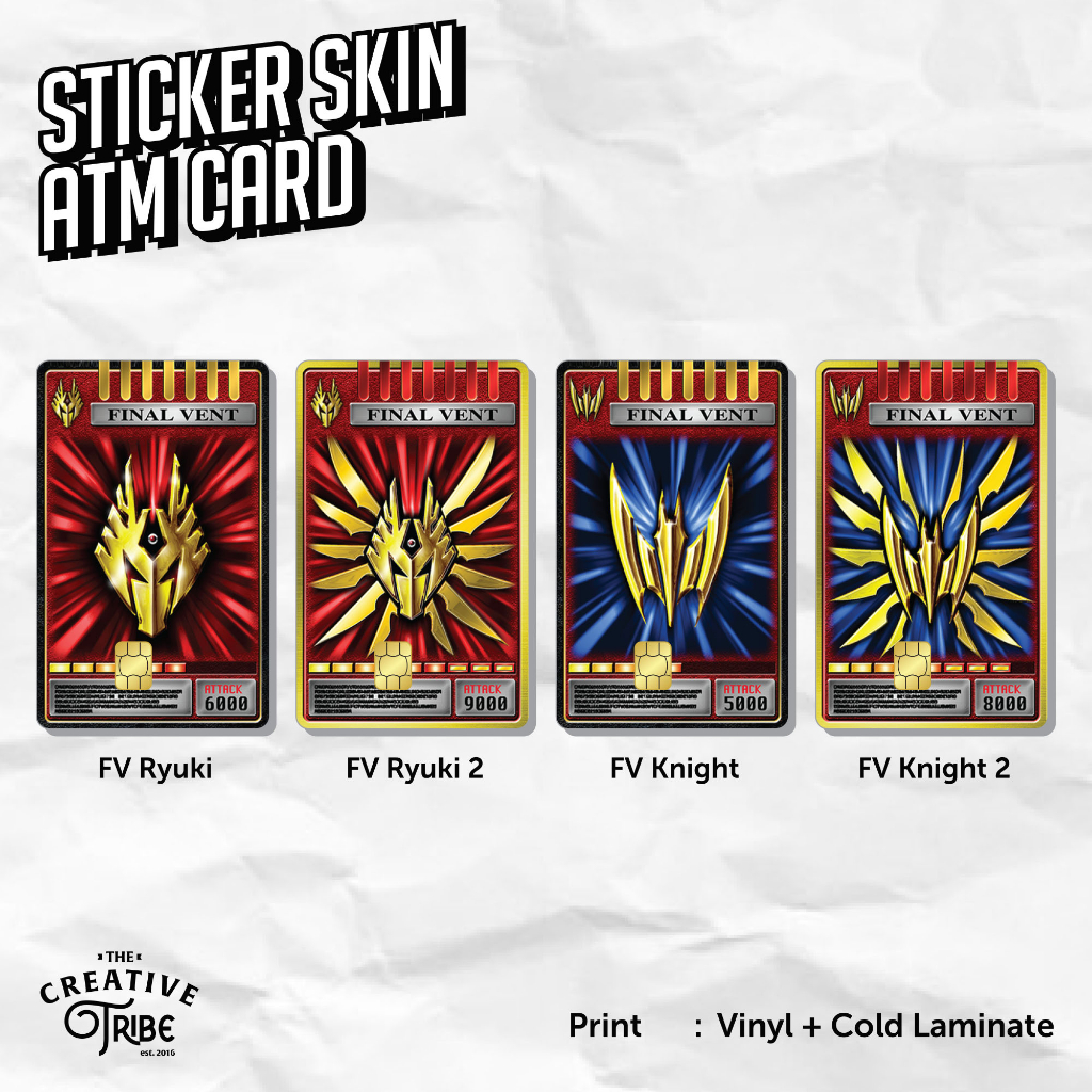 Final Vent - Sticker Card Skin - Vinyl ATM Debit Credit Emoney Flazz ...