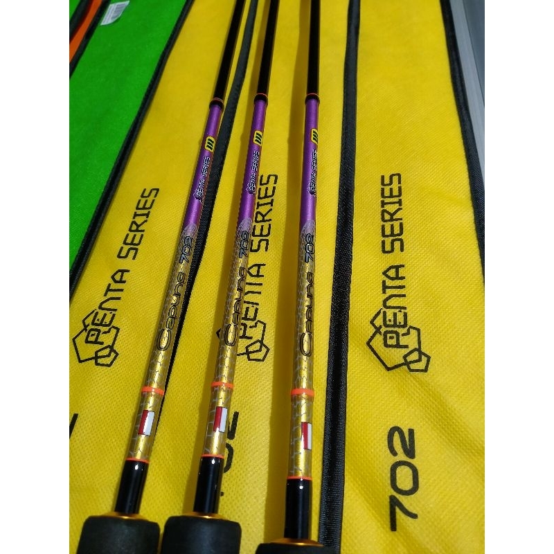Rod Relix Capung 702 gen 3 penta series 2-6 lbs + pvc pipe packing ...
