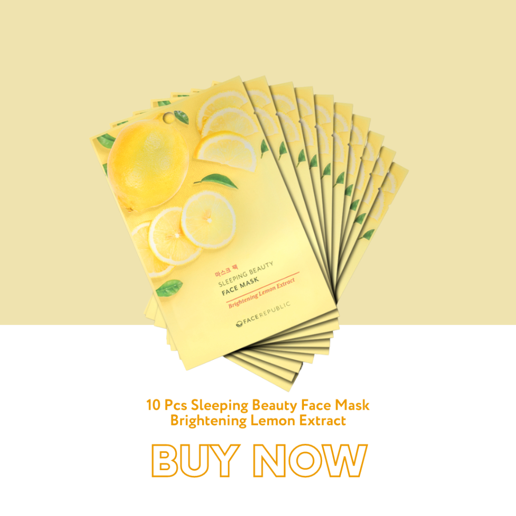 Face Republic Sleeping Beauty Face Mask Brightening Lemon Extract 23g ...