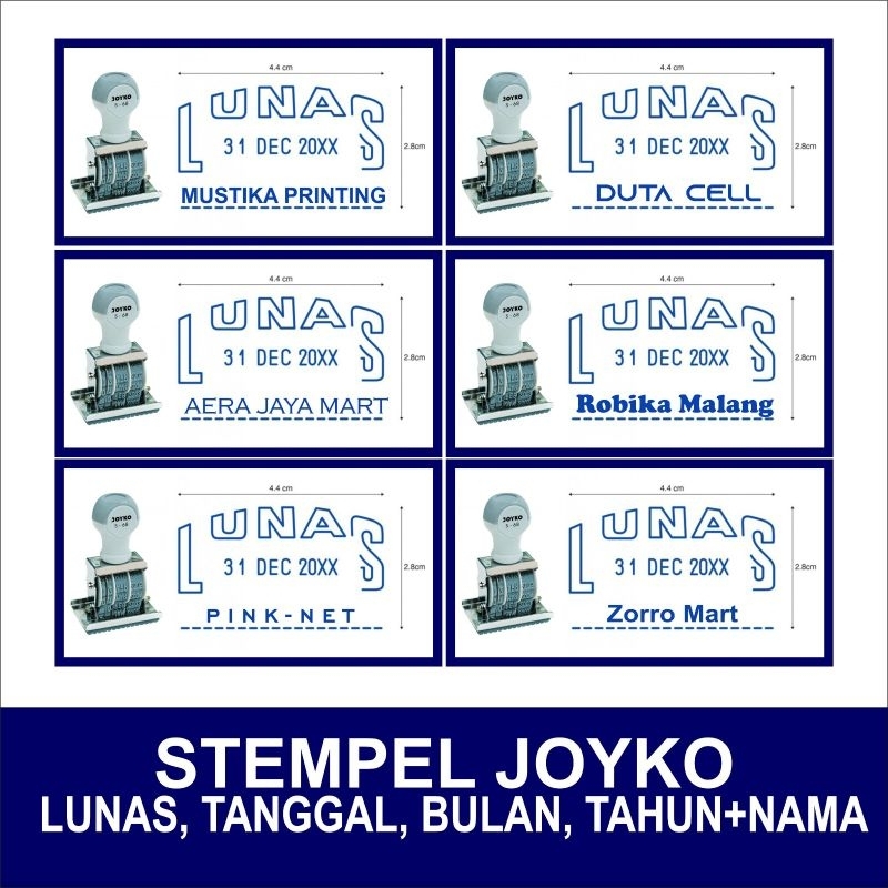 Stamp Lunas date of year + request name | Shopee Philippines