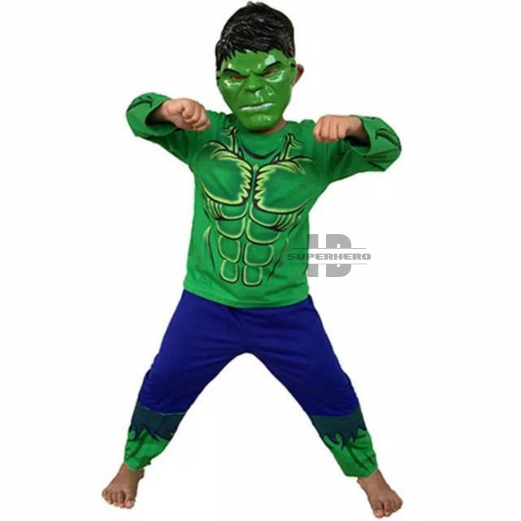 SUPERHERO HULK COSTUME IMPORTED COSPLAY BOYS' MASK CLOTHES HULK ...