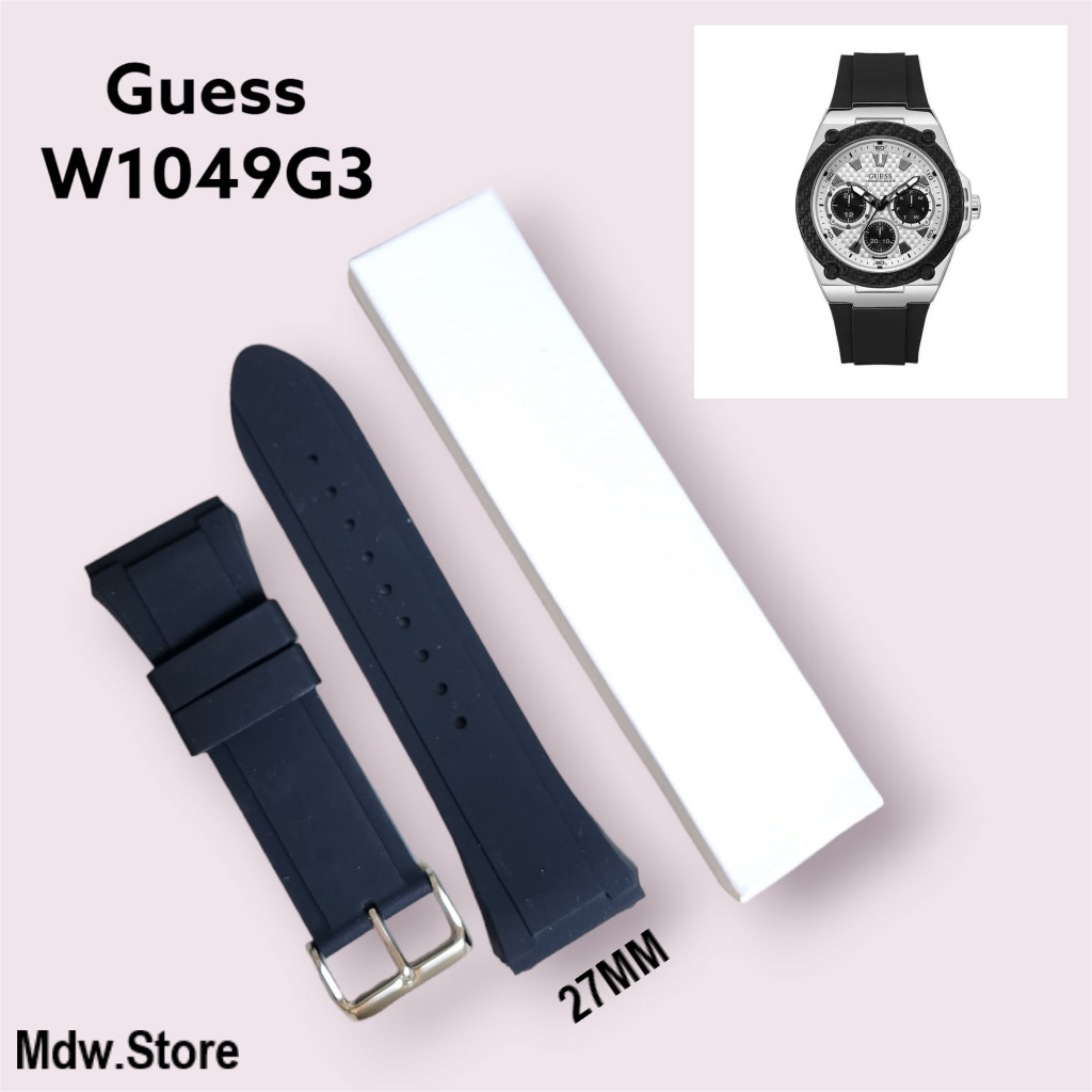 Guess Rubber Strap Men's Watch Strap W1049G2 W1049G3 W1049G6 W1048G2 ...
