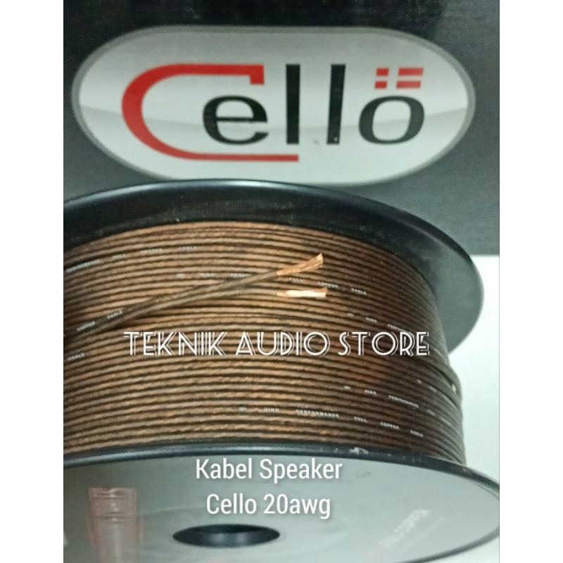 Original Midrange Tweeter Cello 20awg speaker cable from Cello | Shopee ...