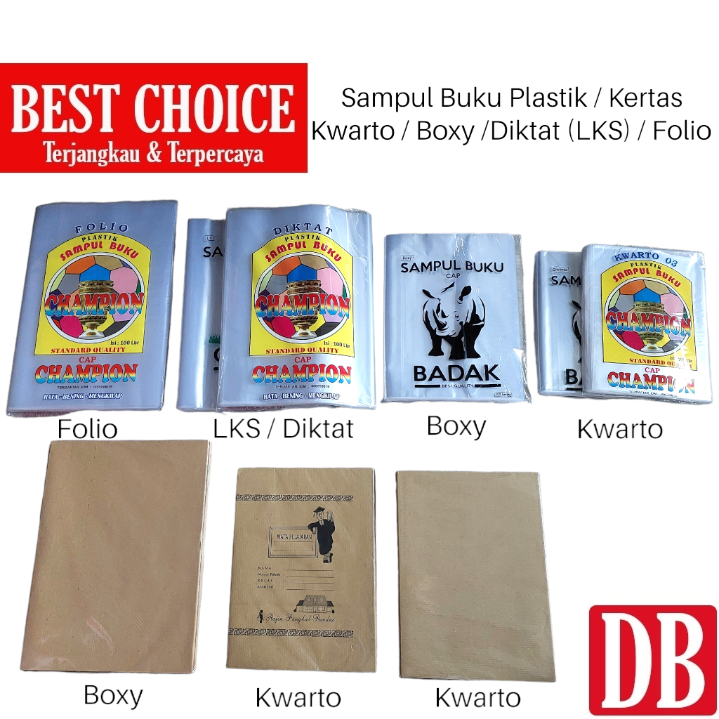 (100pcs) Plastic Notebook Cover & Brown Paper Kwarto / Boxy (Big Boss ...