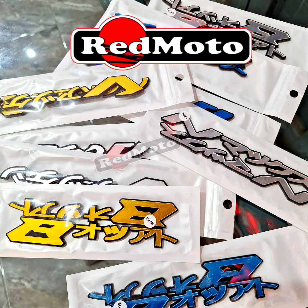 Japanese 3D Acrylic Yamaha Honda Emblem (Nmax,Aerox,Click,Beat Etc ...