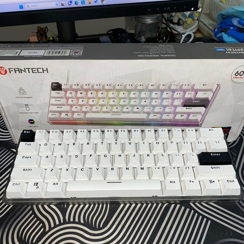 Fantech Maxfit61 Frost - Red Switch | Shopee Philippines