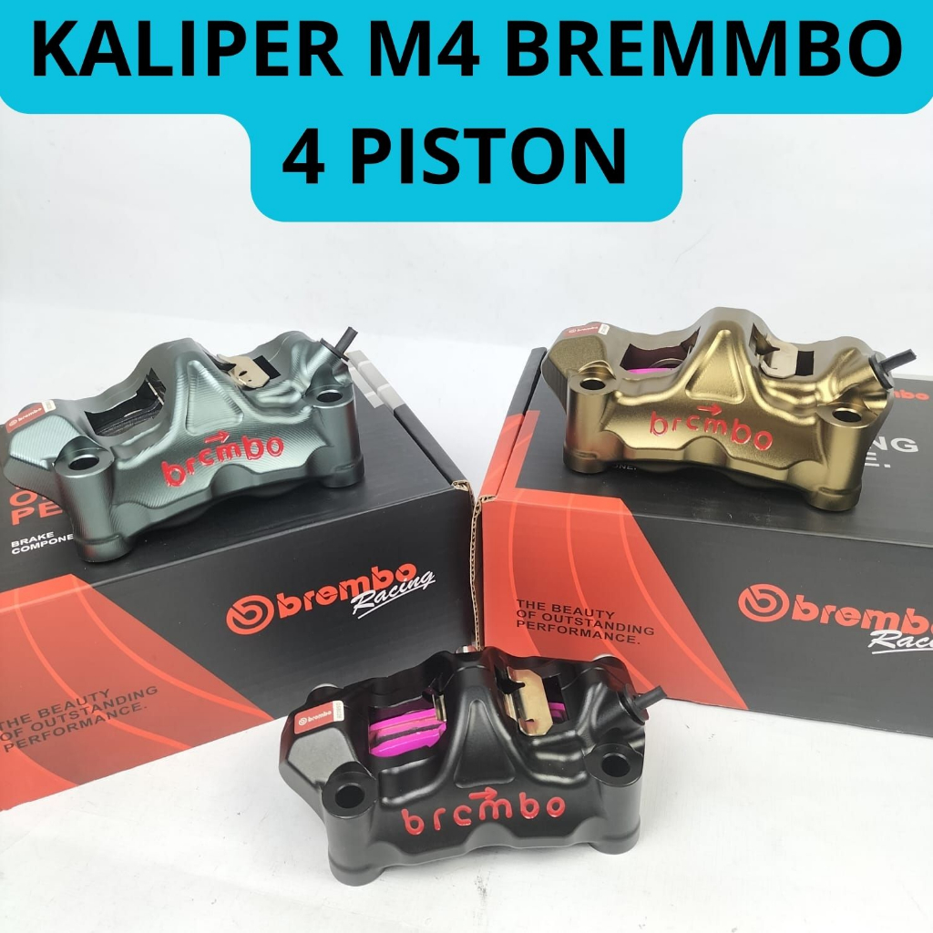 Brembo GP4 4 Piston Caliper PNP Ninja R Ninja SS Ninja RR Gray Black ...