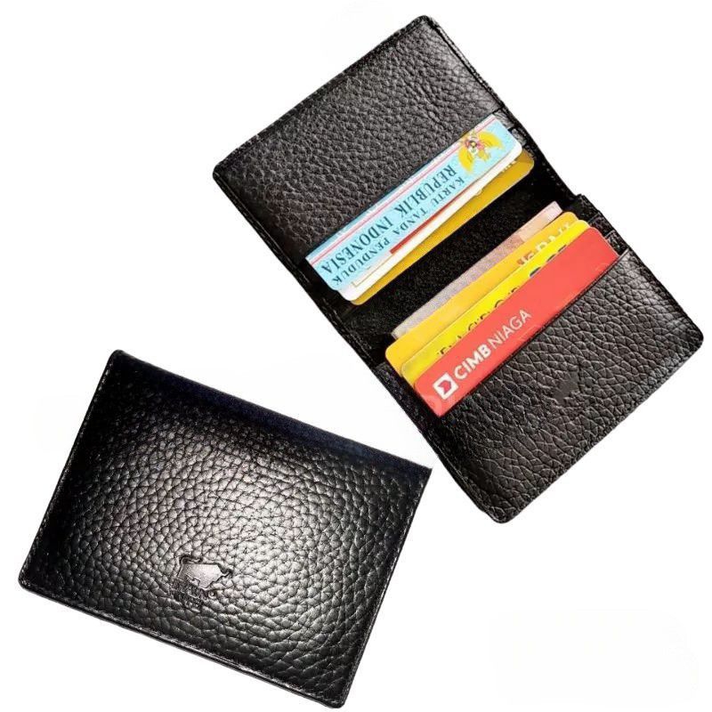 Genuine Cow Leather Wallet Mini ATM Card Wallet Genuine Leather Card ...