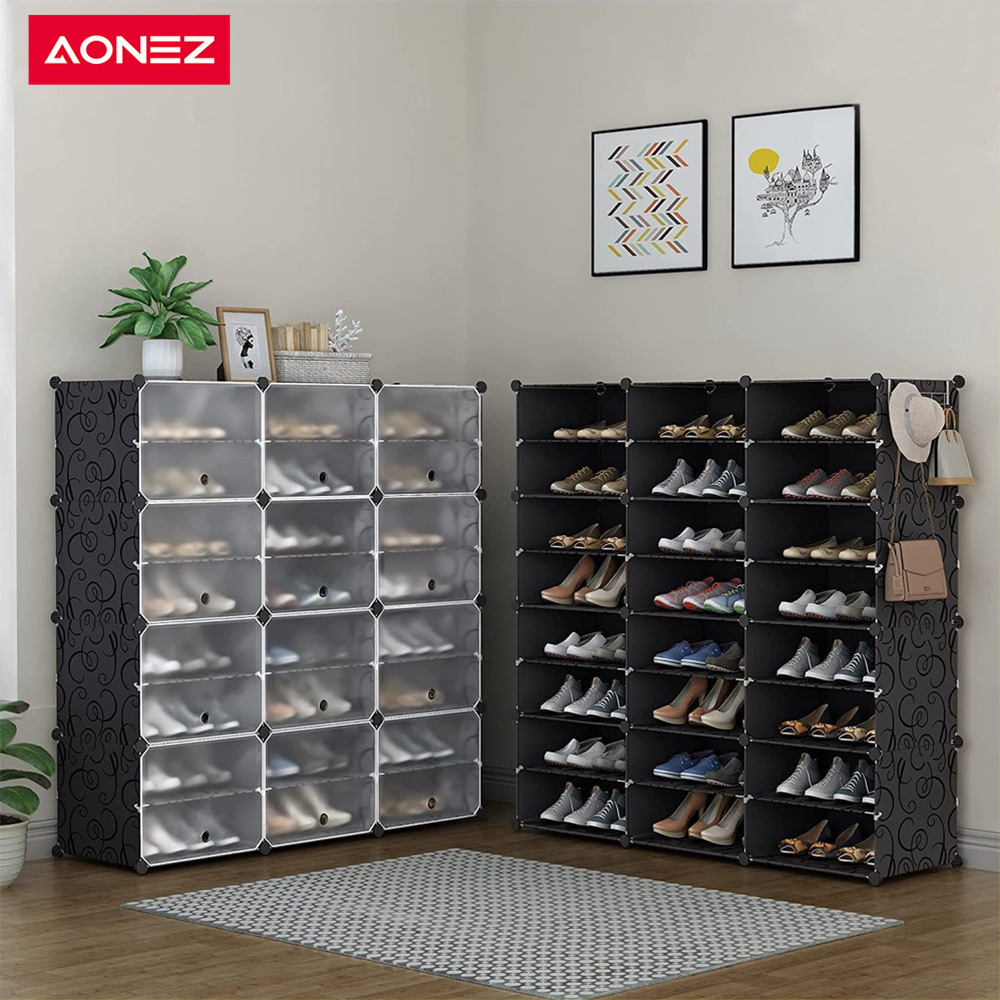 Outlets Shoe Rack Multipurpose Stacking Shoe Rack Plastic Shoe Cabinet ...