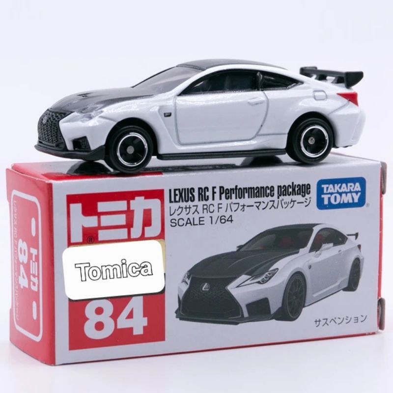 TOMICA LEXUS RC F PERFORMANCE PACKAGE WHITE BLACK TAKARA TOMY DIECAST ...