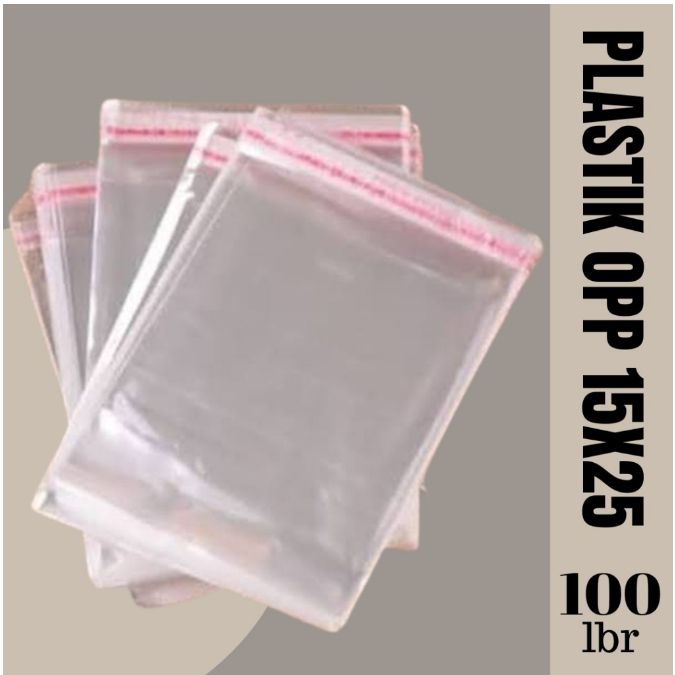 OPP PLASTIC 15x25 ADHESIVE CLEAR PLASTIC HIJAB WRAPPING HIJAB CLOTHES ...