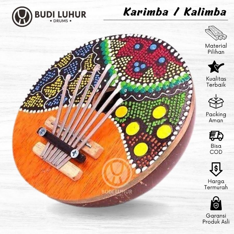 Kalimba Musical Instrument Picked Karimba Finger Piano Toy Loud Sound ...
