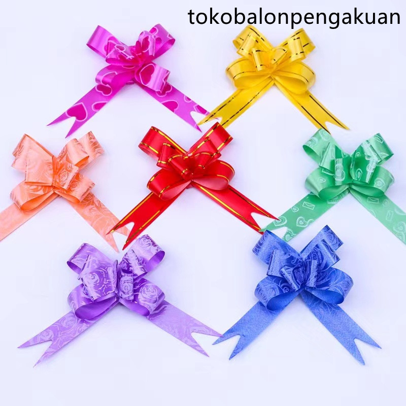 18 mm gold list pull ribbon/drawstring ribbon-1 pack (10pcs) | Shopee ...