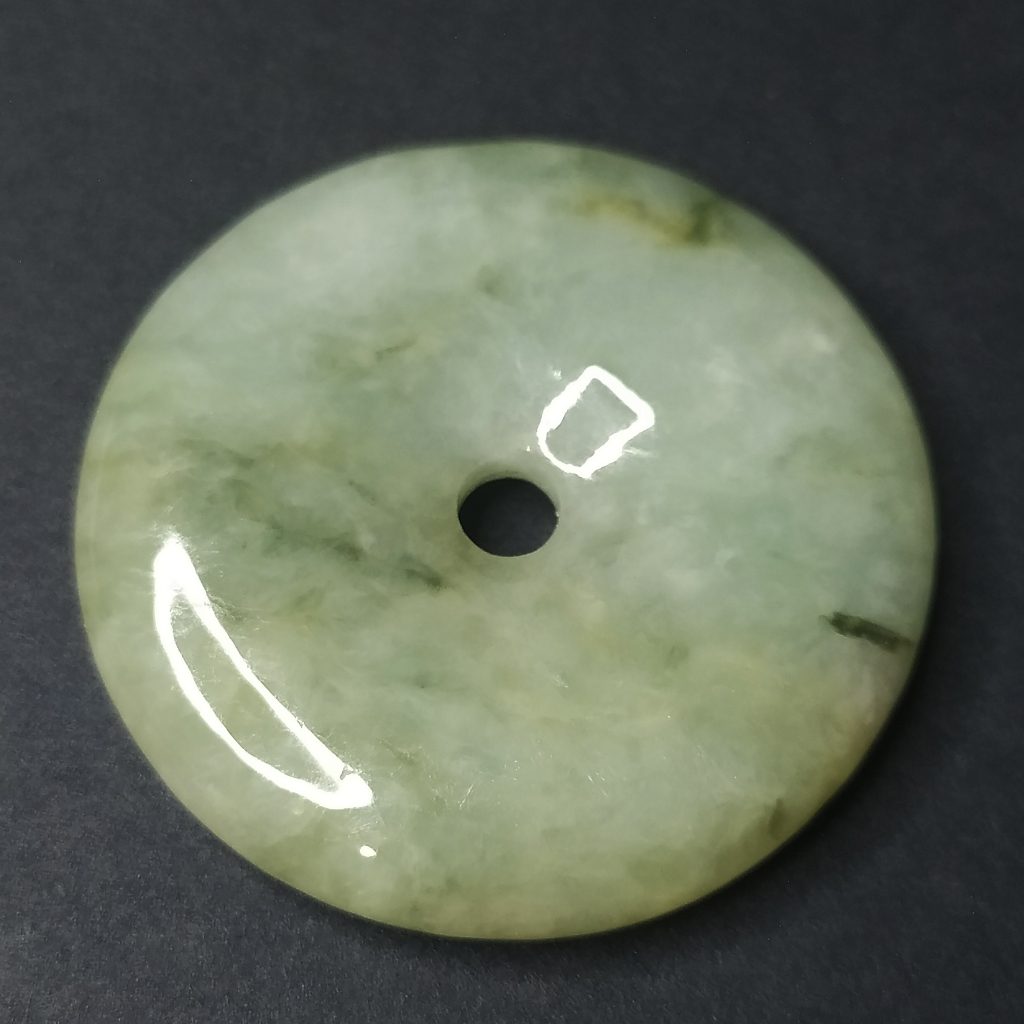 Natural Jadeite Jade Donut Gems Pendant MC02334 | Shopee Philippines