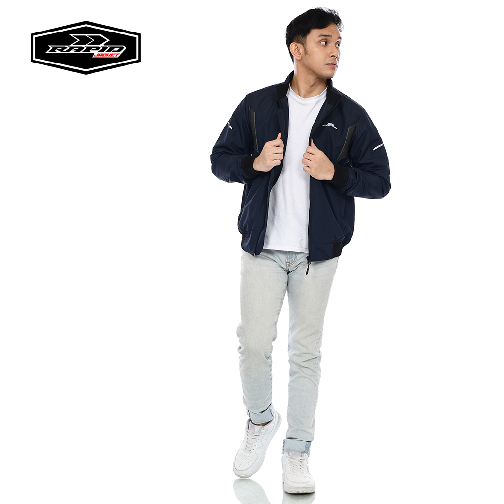 Rapid MISSION bomber jacket NAVY Blue Color Men Parasite premium ...