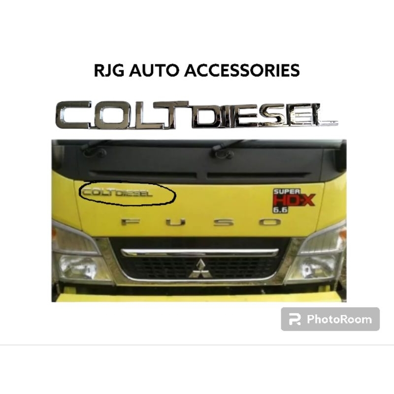 Emblem LOGO WRITING SYMBOLS LETTER FUSO TRUCK BOX LOGO FUSO FRONT KAP ...