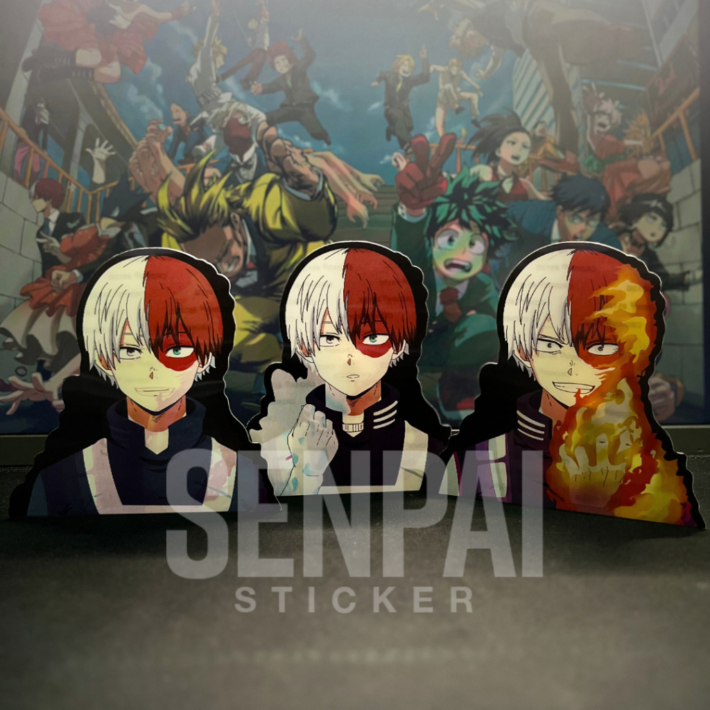 My Hero Academia SENPAI STICKER STICKER STICKER Anime 3D TER Paper ...