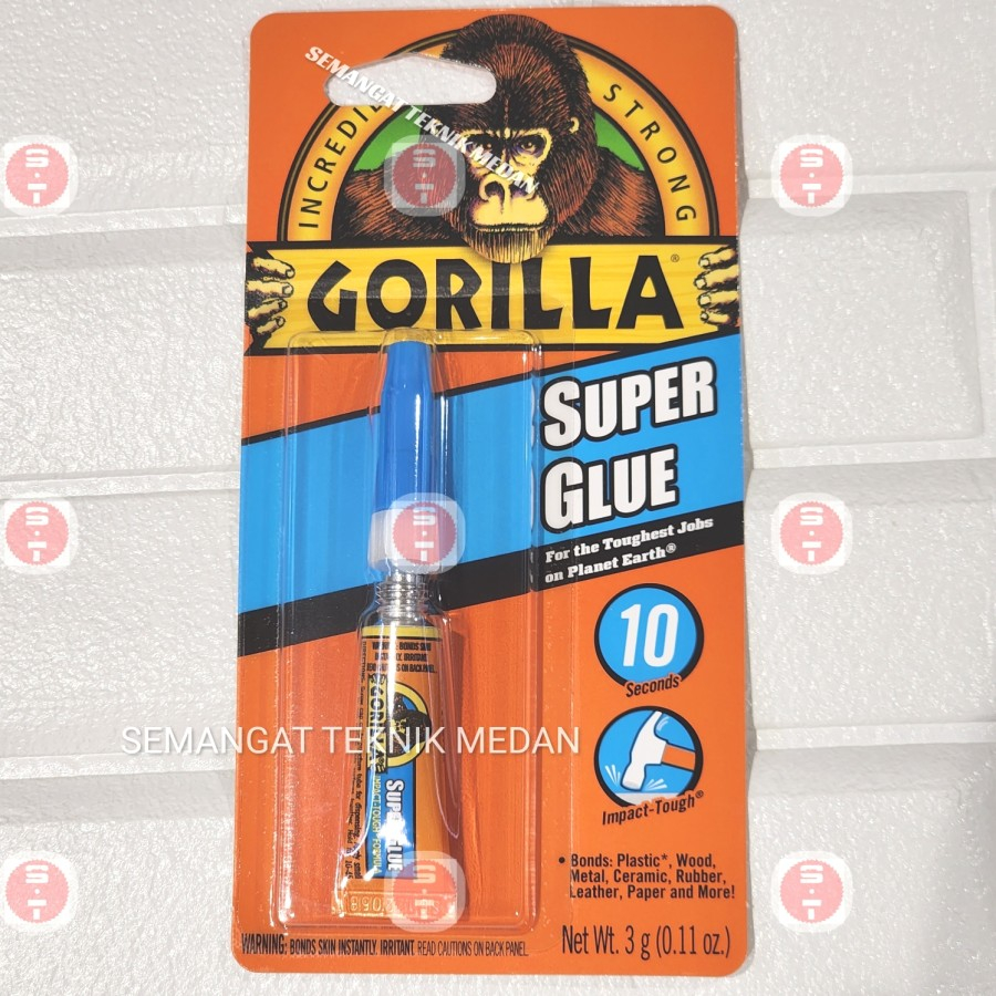 Multipurpose SUPER DROP GLUE IMPACT TOUGH 3G 3 GR GRAM GORILLA | Shopee ...
