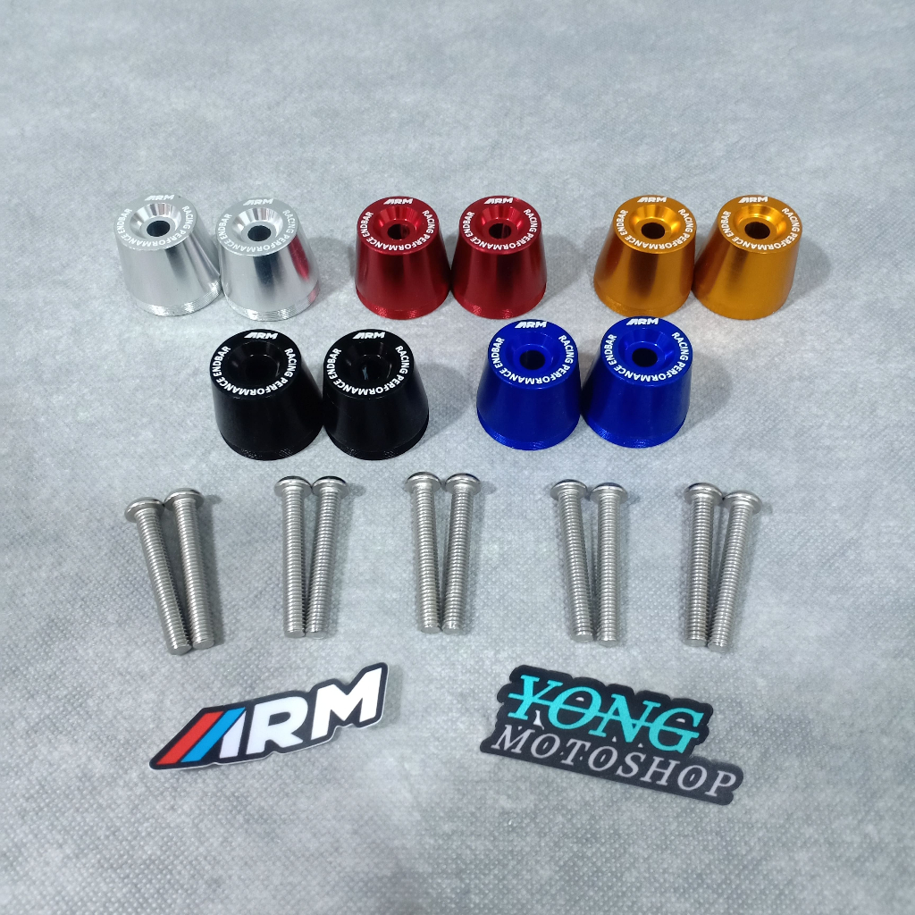 BEAT DELUXE HANDLEBAR AND VARIO 160 Full CNC ARM Arumi Bar End | Shopee ...