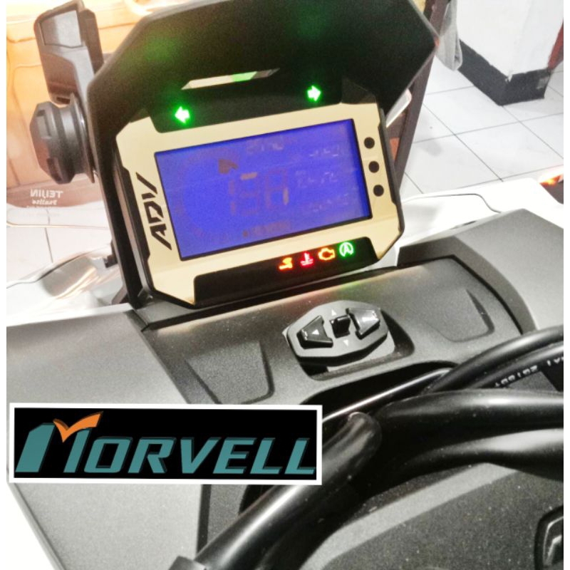 TOMBOL Honda adv 160 cover meter garnish + anti-scratch odo meter ...