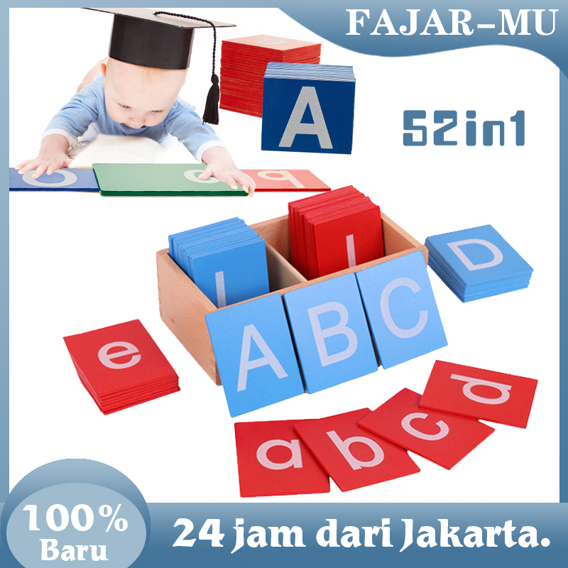 Abc Letters for Children's Learning 1 Set Sand Paper Letters Montessori ...
