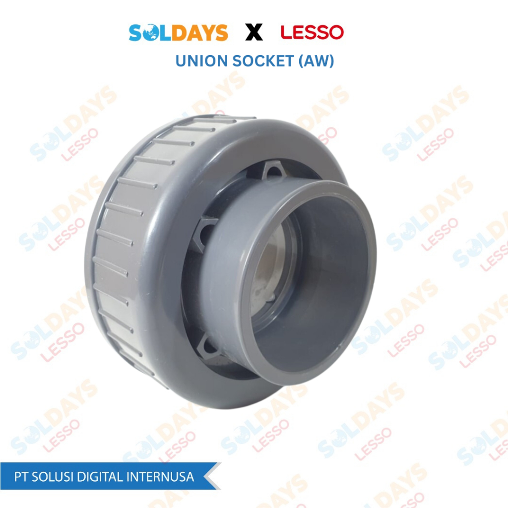 Lesso Union Socket 1/2"/Watermur Socket 1/2 inch/1/2" inch PVC Flange ...