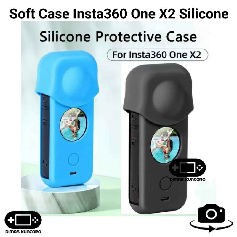 Soft Case Insta360 One X2 Silicone silicon bumper protector camera lens ...