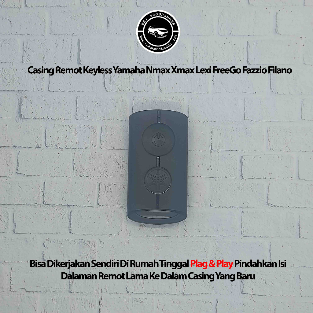 Casing Keyless Yamaha Nmax Xmax Aerox Lexi FreeGo Fazzio Filano ...